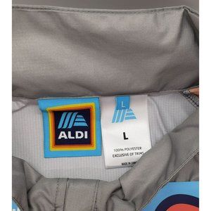Aldi | Jackets & Coats | Aldi Gear Windbreaker 223 Light Gray Mens ...
